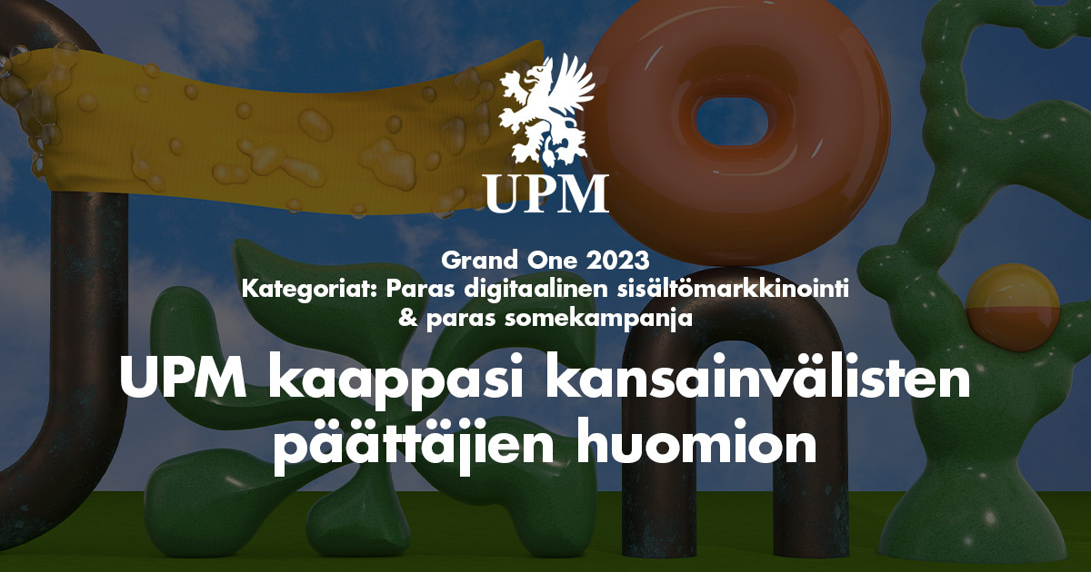 Case: UPM:n kansainvälinen sisältömarkkinointiohjelma